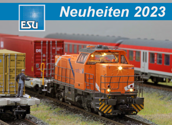 ESU Übersicht Frühjahr 2023 Lokomotiven und Wagen