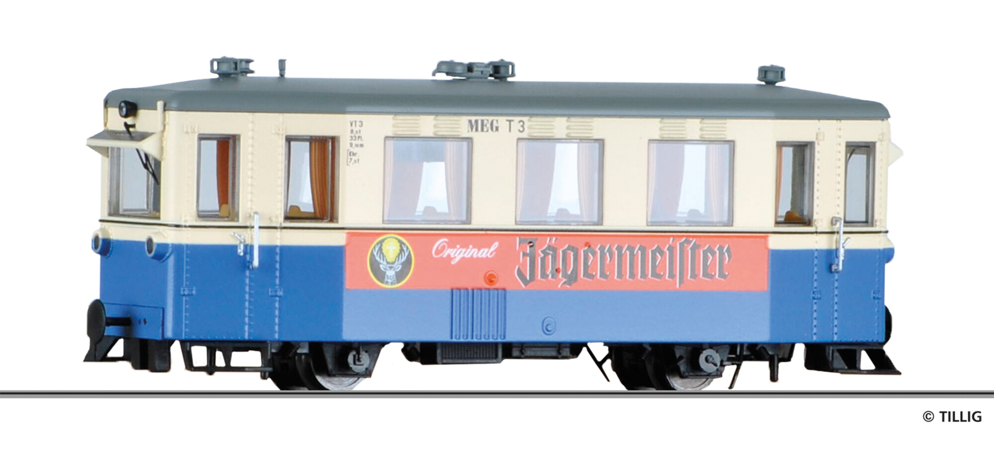 Tillig 02953 Triebwagen T3 Ep. III MEG, 236,70