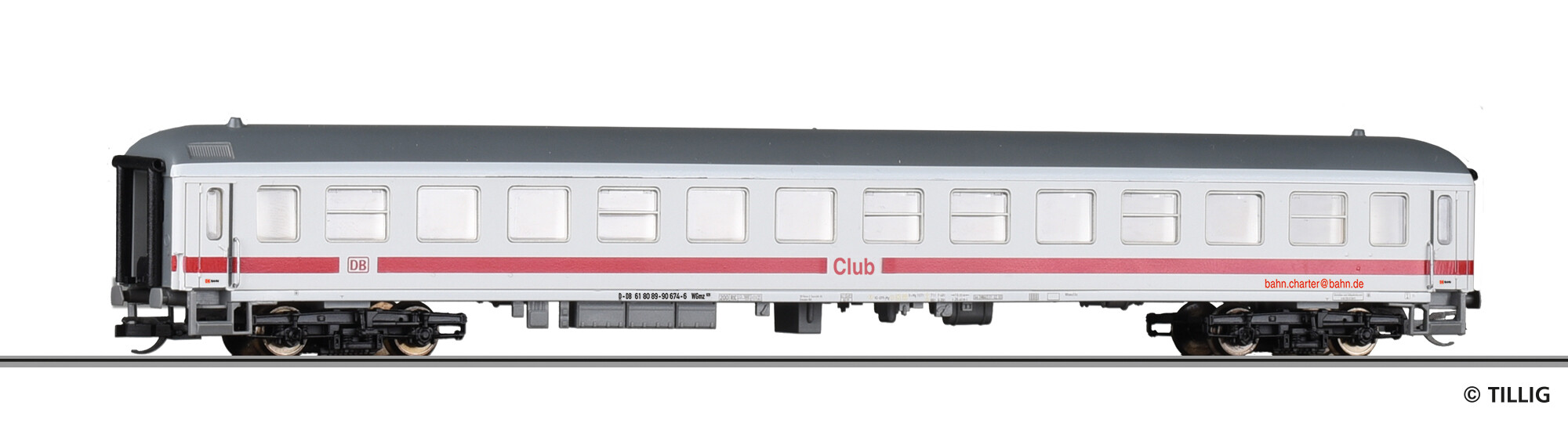 Tillig 16218 Personenwagen Wgmz 820 Club-Wagen Ep. VI DB AG, 49,00