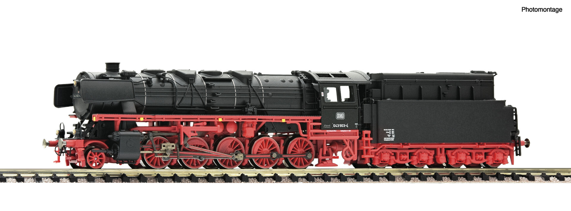 Fleischmann 7160007 Dampflok 043 903-4 Jumbo Ep. IV DB, 313,20