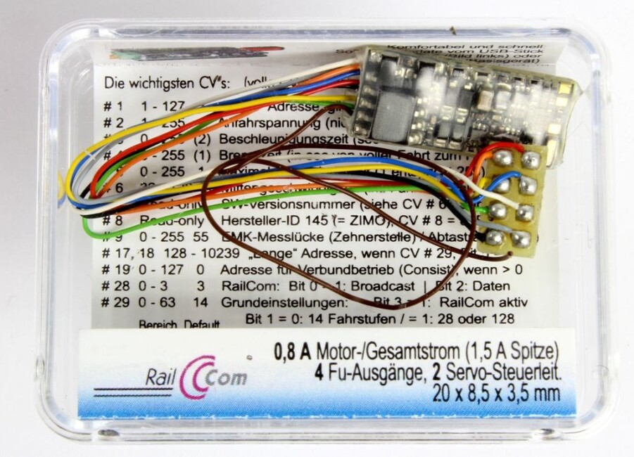 ZIMO Decoder 8-polig