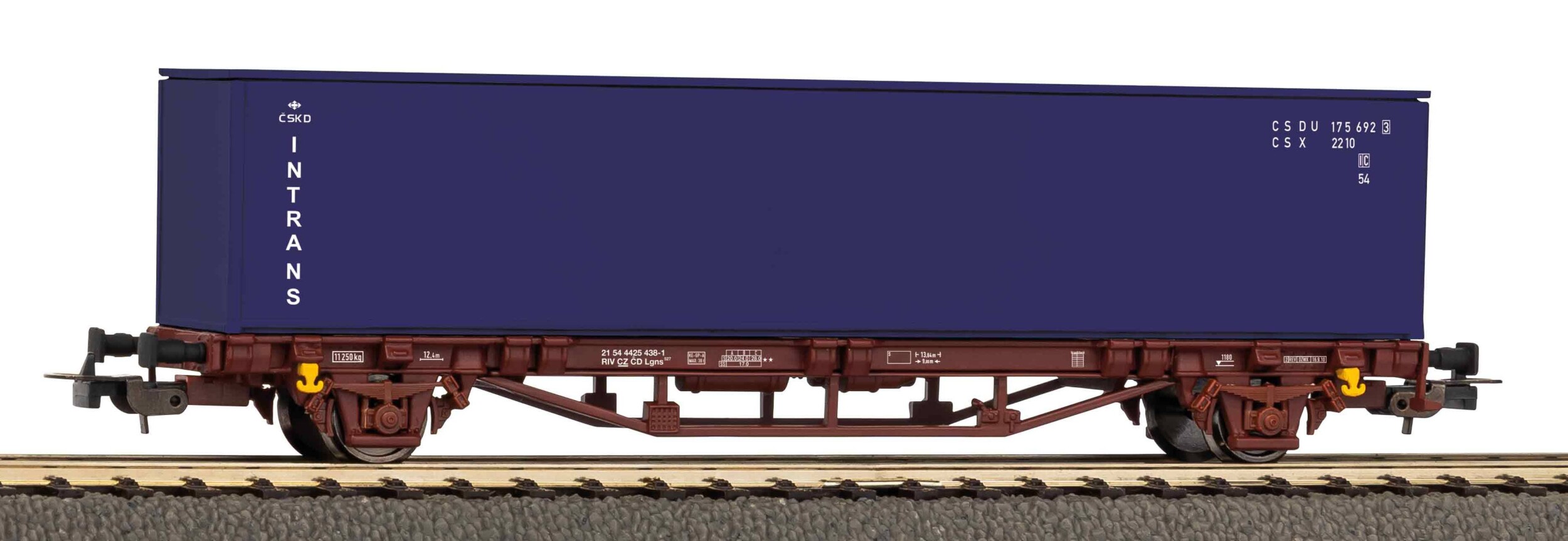 PIKO 27719 Containertragwagen mit Container Ep. V CD, 31,90