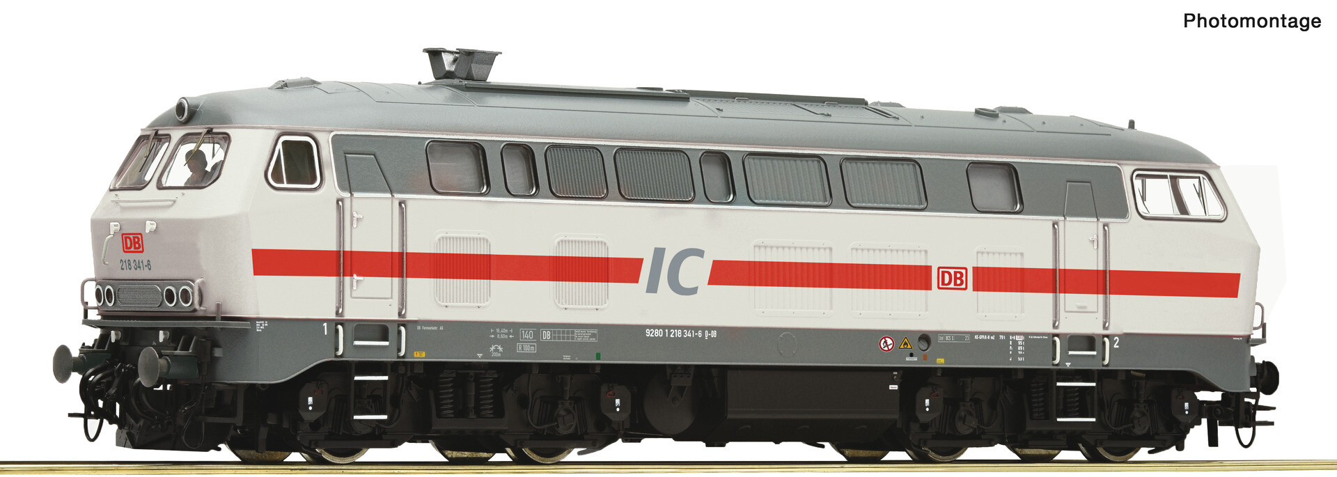 Roco 7300035 Diesellok BR 218 IC Intercity Ep. VI DB AG, 191,40