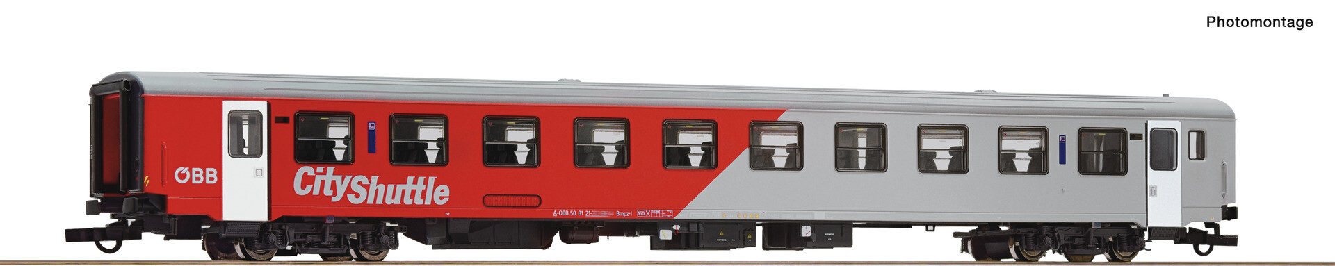 Roco 74348 Personenwagen City Shuttle 2. Kl. Ep. VI ÖBB, 58,30