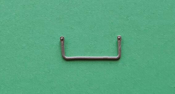 MMC 320032 Griffstange, 17,5mm lang, gerade, z. Bsp. Wagentüren, 2,20