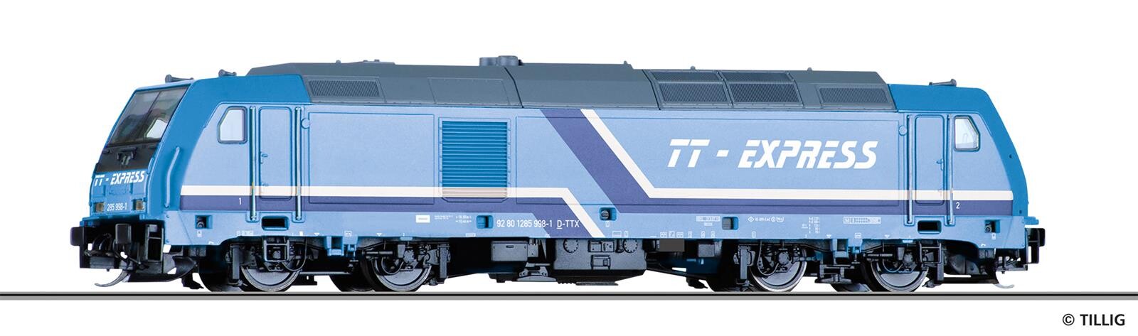Tillig 04848 START-Diesellok BR 285 „TT-Express“ Ep. VI, 103,70