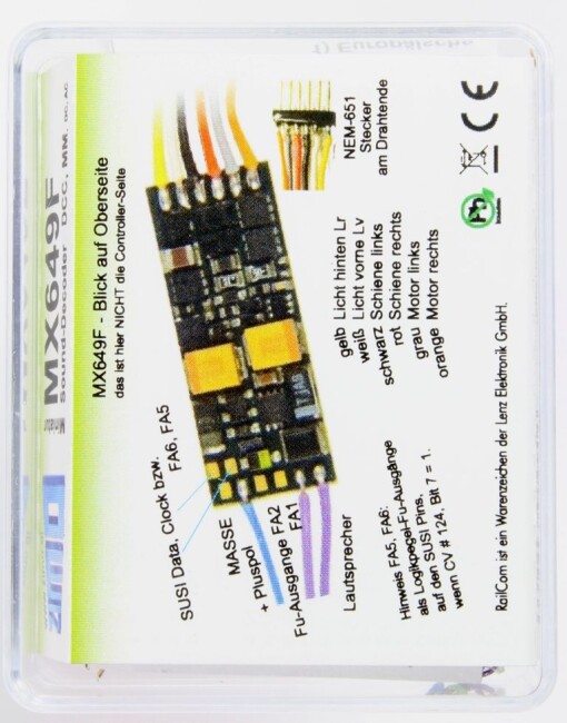 Zubehör Elektronik Sounddecoder 6-polig