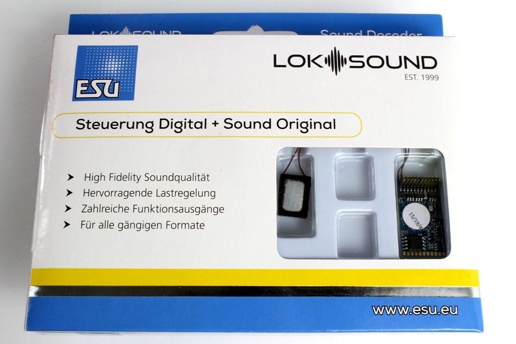 ESU 58412 LokSound 5 Sounddecoder PluX22, 94,50