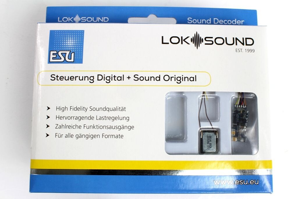 ESU 58813 LokSound 5 micro DCC/MM/SX/M4 "Leerdecoder", Kabel Einzelli, 99,90
