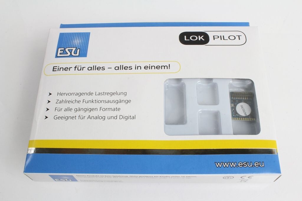 ESU 59629 LokPilot 5 DCC Decoder, 21MTC Schnittstelle NEM660, 32,40