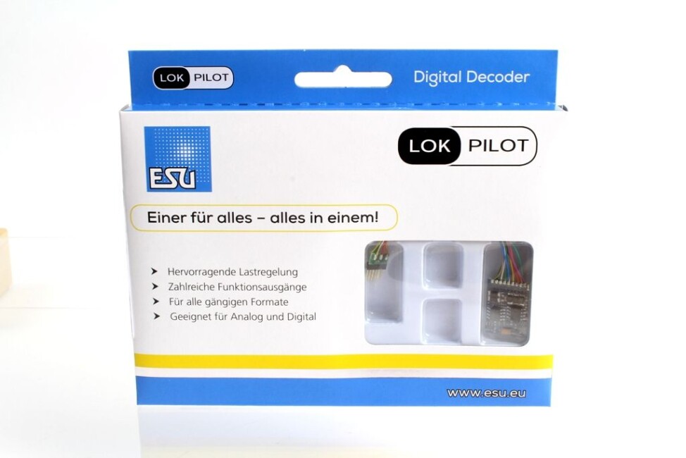 Vectron Roco Meises Modelbahncenter - ESU 59826 LokPilot 5 Micro DCC, 6-pin NEM651 Lima Expert