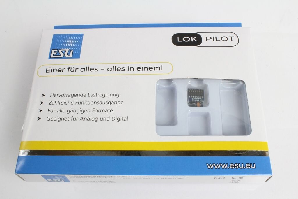 ESU 59814 LokPilot 5 micro Multiprotokolldecoder DCC/MM/SX/M4, PluX16 ...