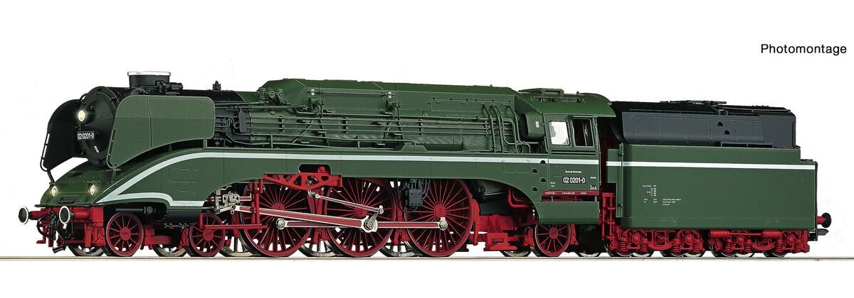 Roco 70202 BR 02, Dampflok 02 0201-0, Ep. IV DR Sound, 400,20