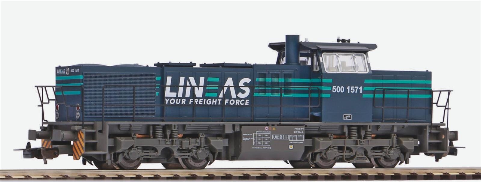PIKO 59161 G 1206 Diesellok, 500 1571 Ep. VI Lineas, 123,60