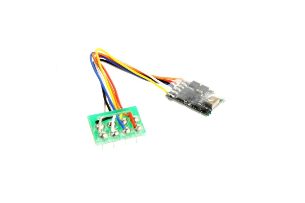 ESU 54683 LokPilot micro V4.0, Multiprotokolldecoder MM/DCC/SX, mit 8 ...
