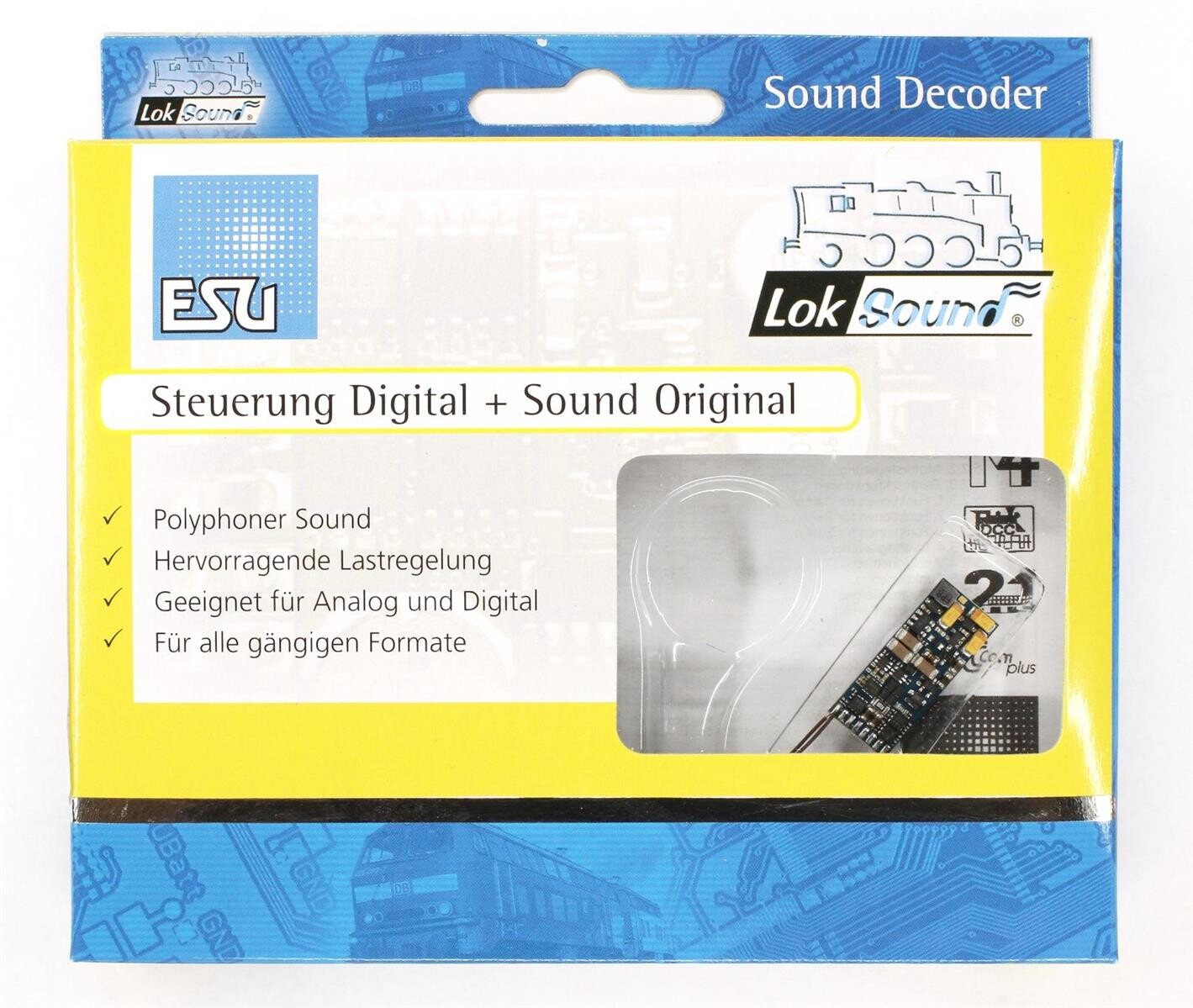ESU 54898 LokSound micro V4.0 mit Next18 Schnittstelle, mit Wunschsou, 88,30