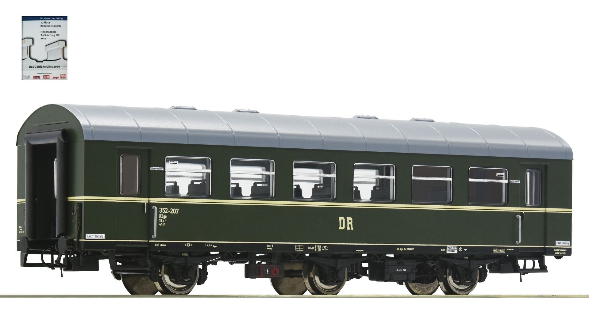 Roco 74458 Rekowagen B3ge Ep. III DR, 45,20