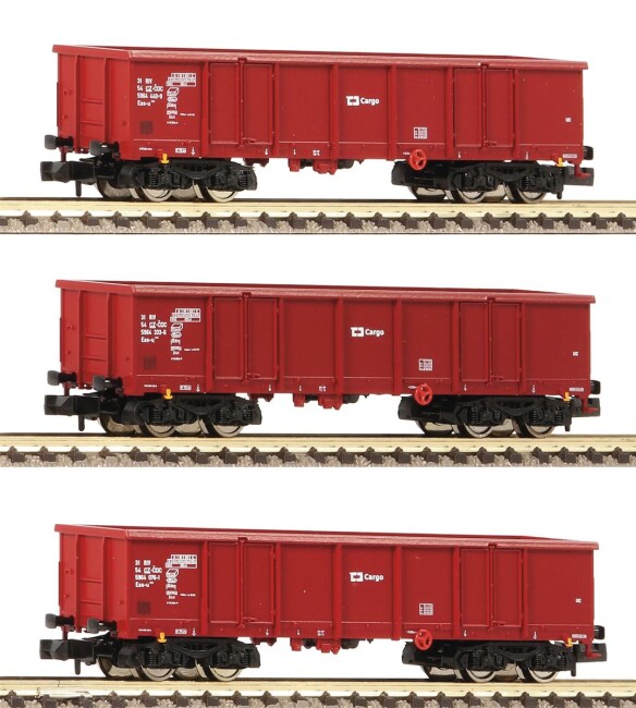 Fleischmann 828343 3-Set Güterwagen Ep. VI CD Cargo, 42,10