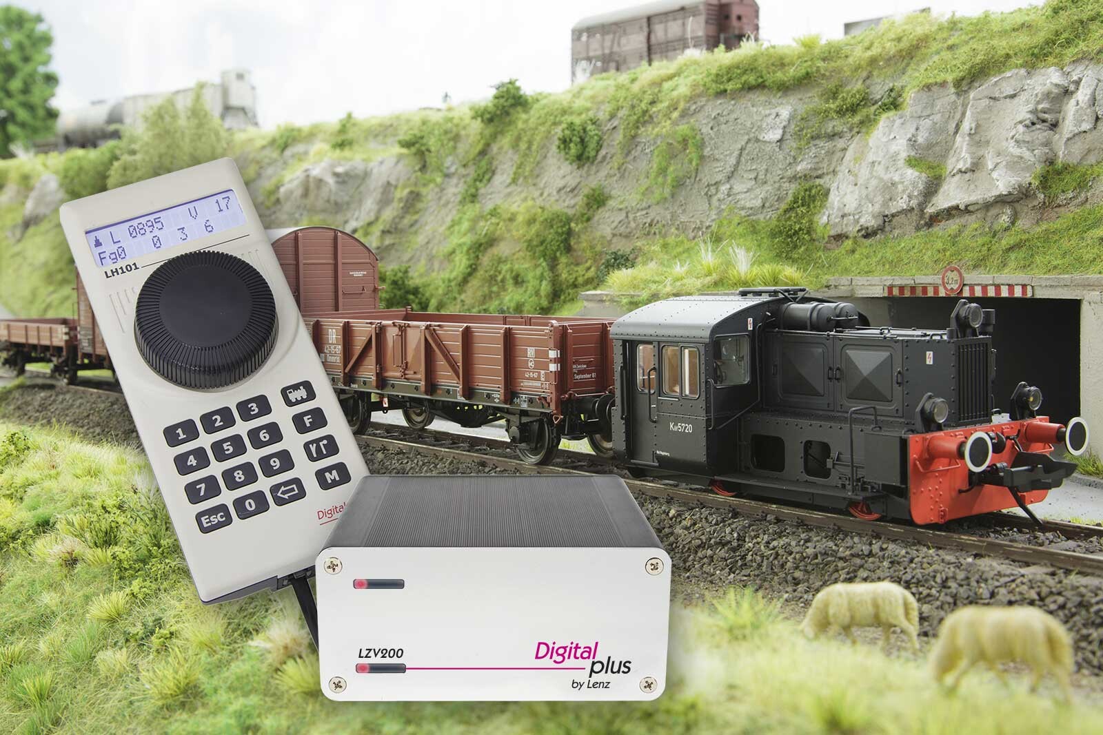 Lenz 43104-04 Startset Spur 0 mit Diesellok Köf2 DR und SET101, 931,50