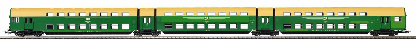 PIKO 53123 Doppelstockgliederzug 2.Kl. Ep. IV DR, 295,90