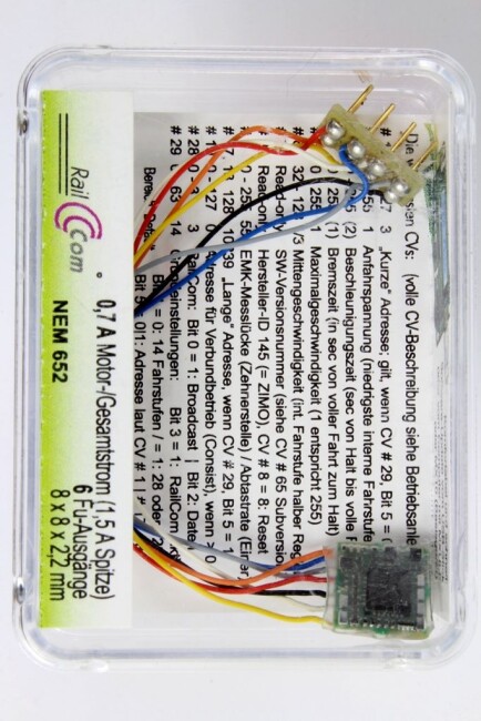 ZIMO Decoder 8-polig