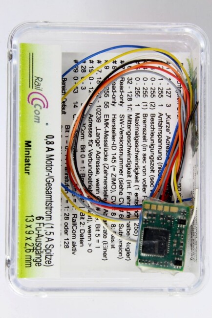 ZIMO Decoder mit Kabel