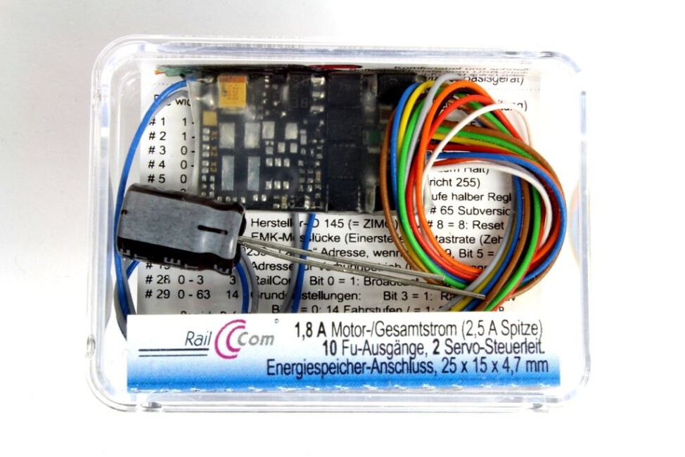 ZIMO Decoder mit Kabel