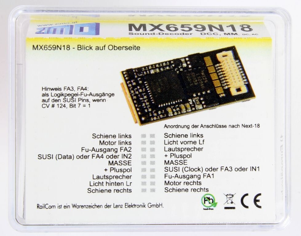 ZIMO MX659N18, 100,80