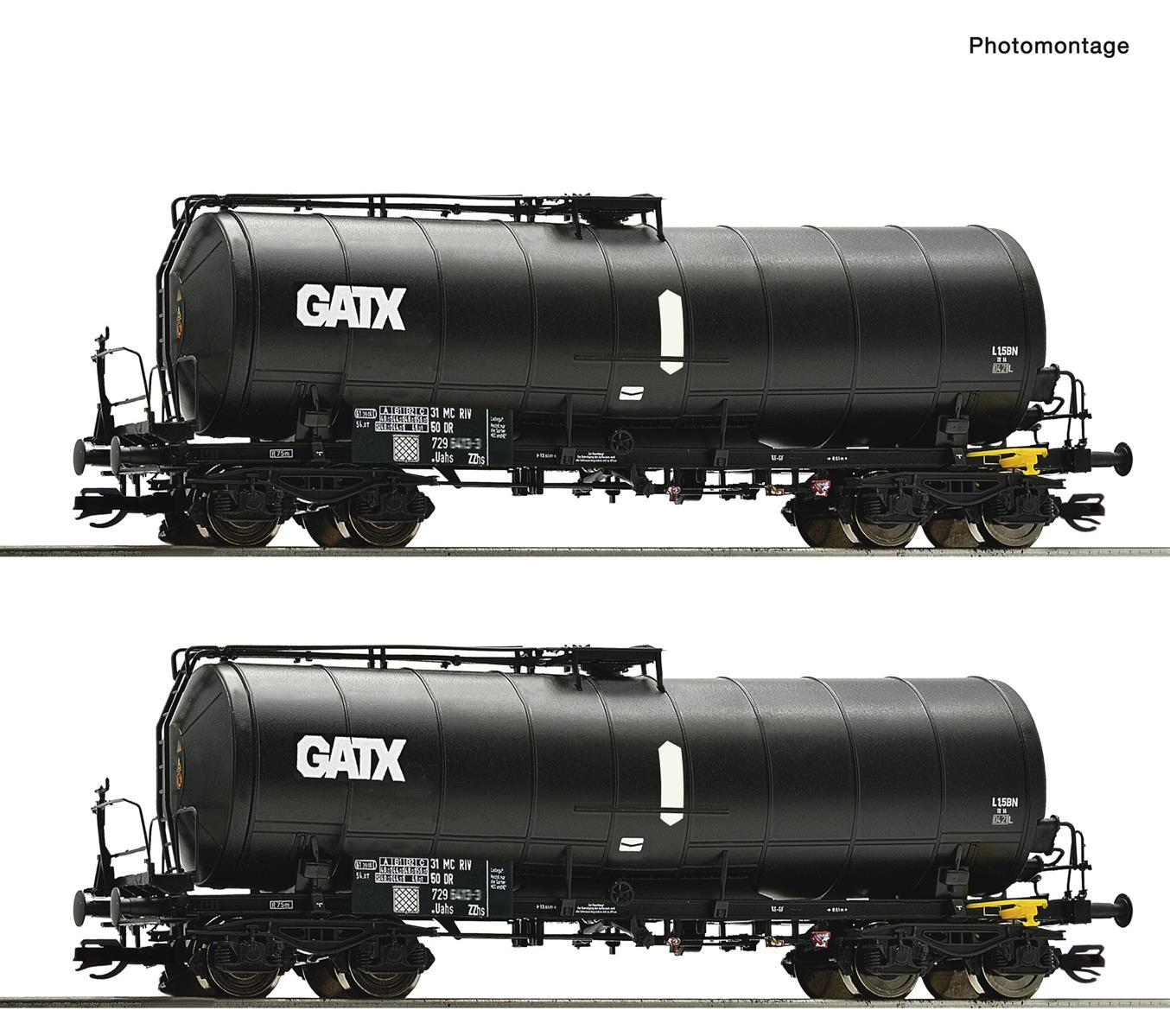 Roco 6680002 2er Set Knickkesselwagen Zaes Ep. VI, 65,20