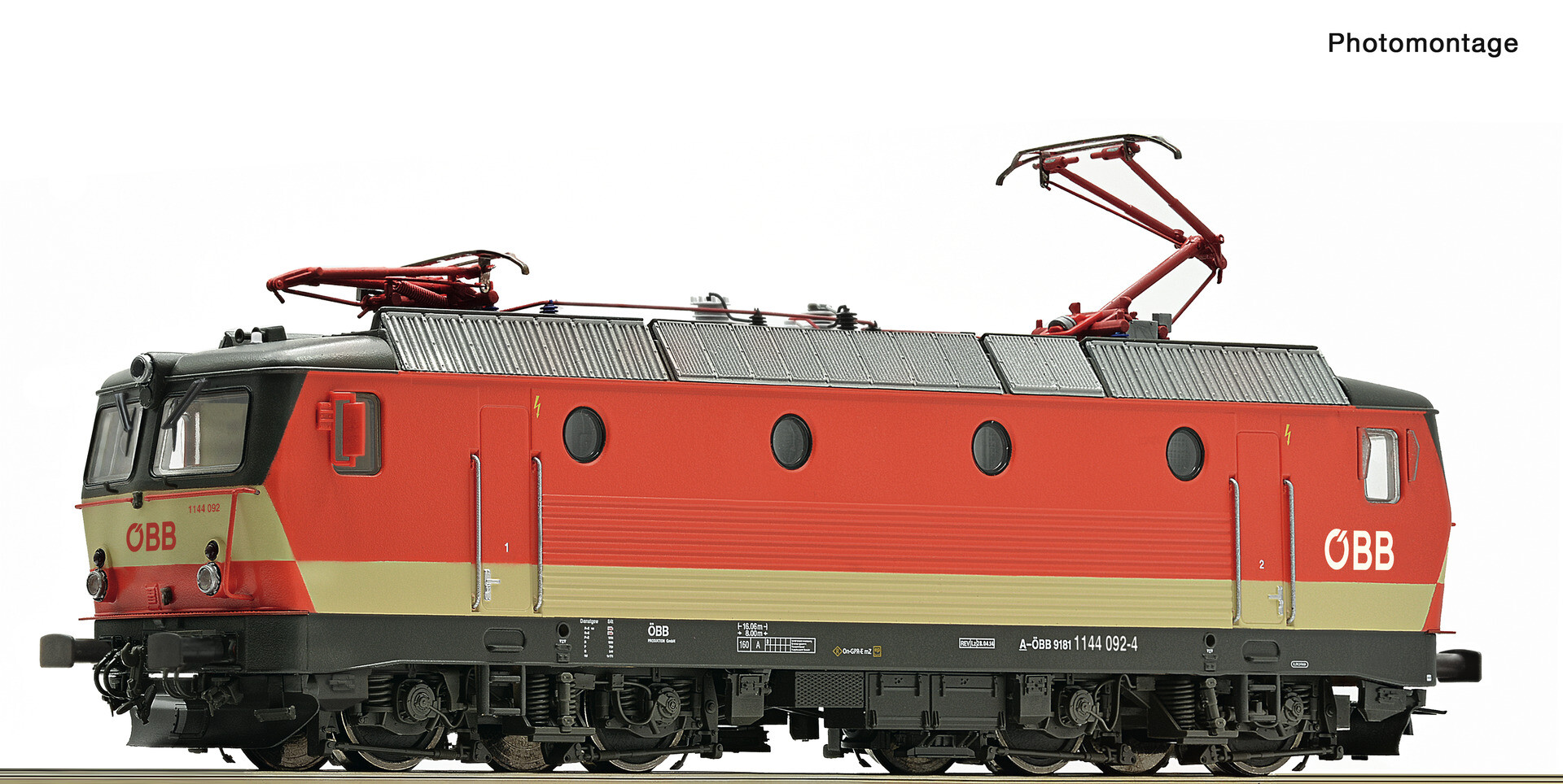 Roco 70439 E-Lok 1144 092-4 Ep. VI ÖBB, 208,80